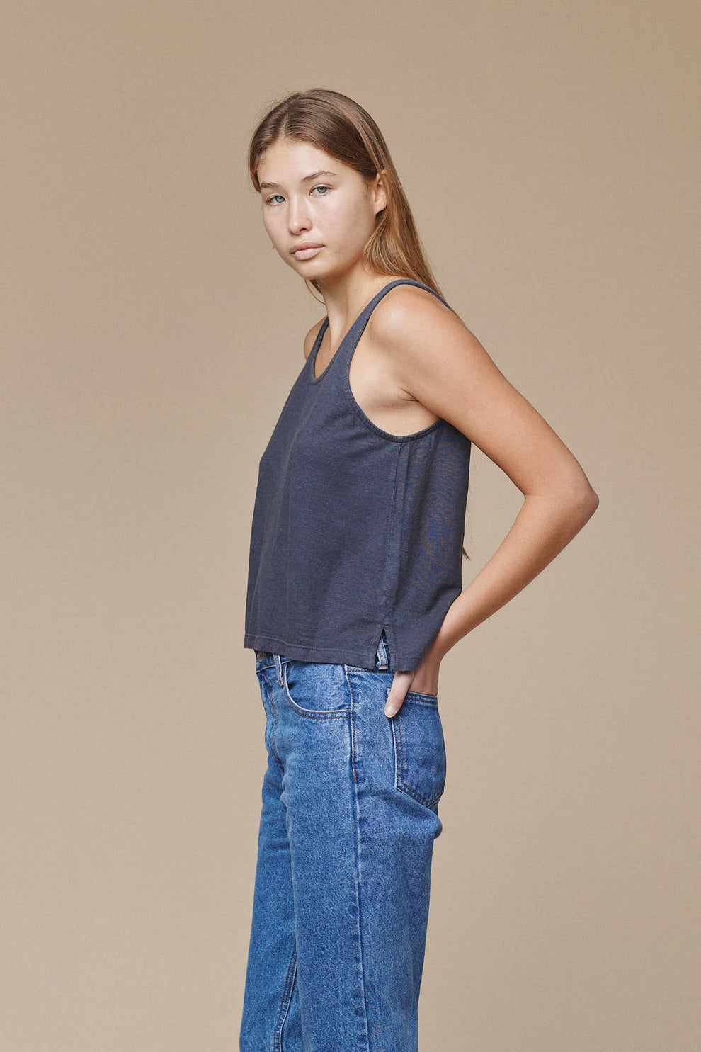 Cropped Hemp Tank Top | Jungmaven Hemp Clothing