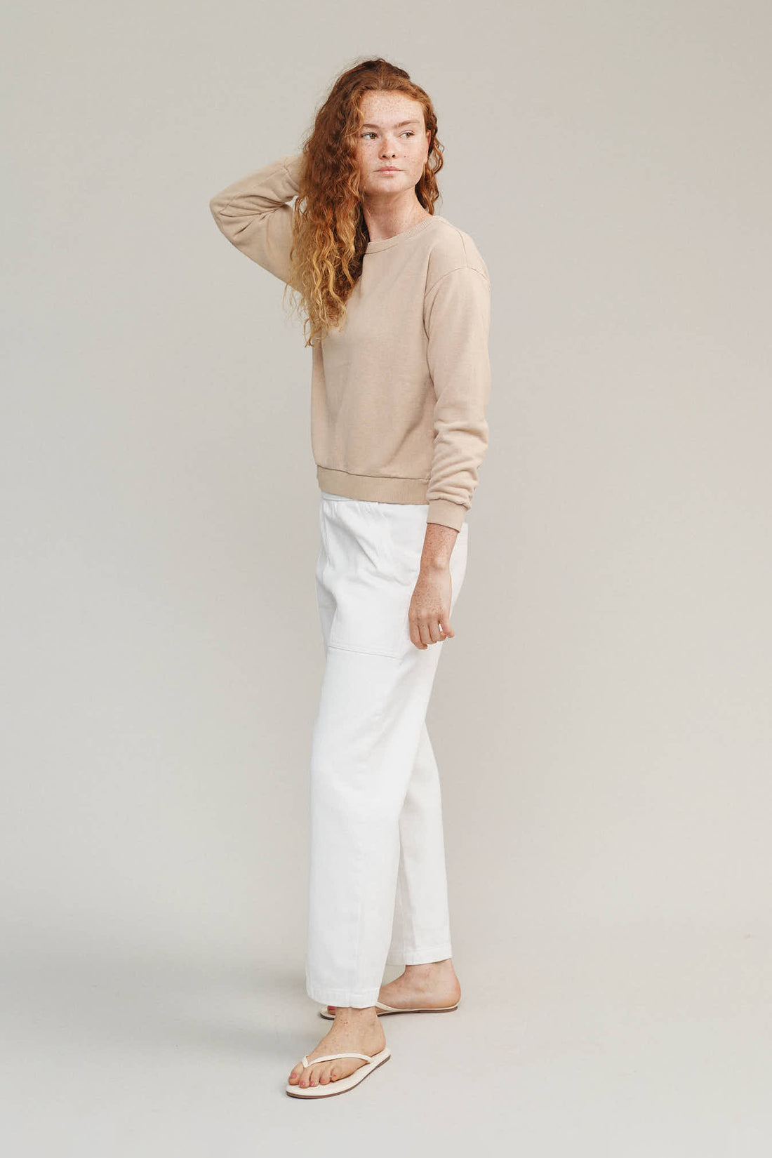 Crux Cropped Sweatshirt | Jungmaven Hemp Clothing & Accessories
