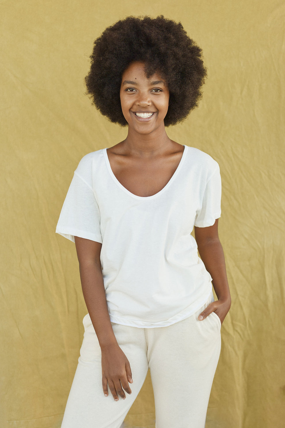 Zuma Scoop Neck Tee | Jungmaven Hemp Clothing & Accessories