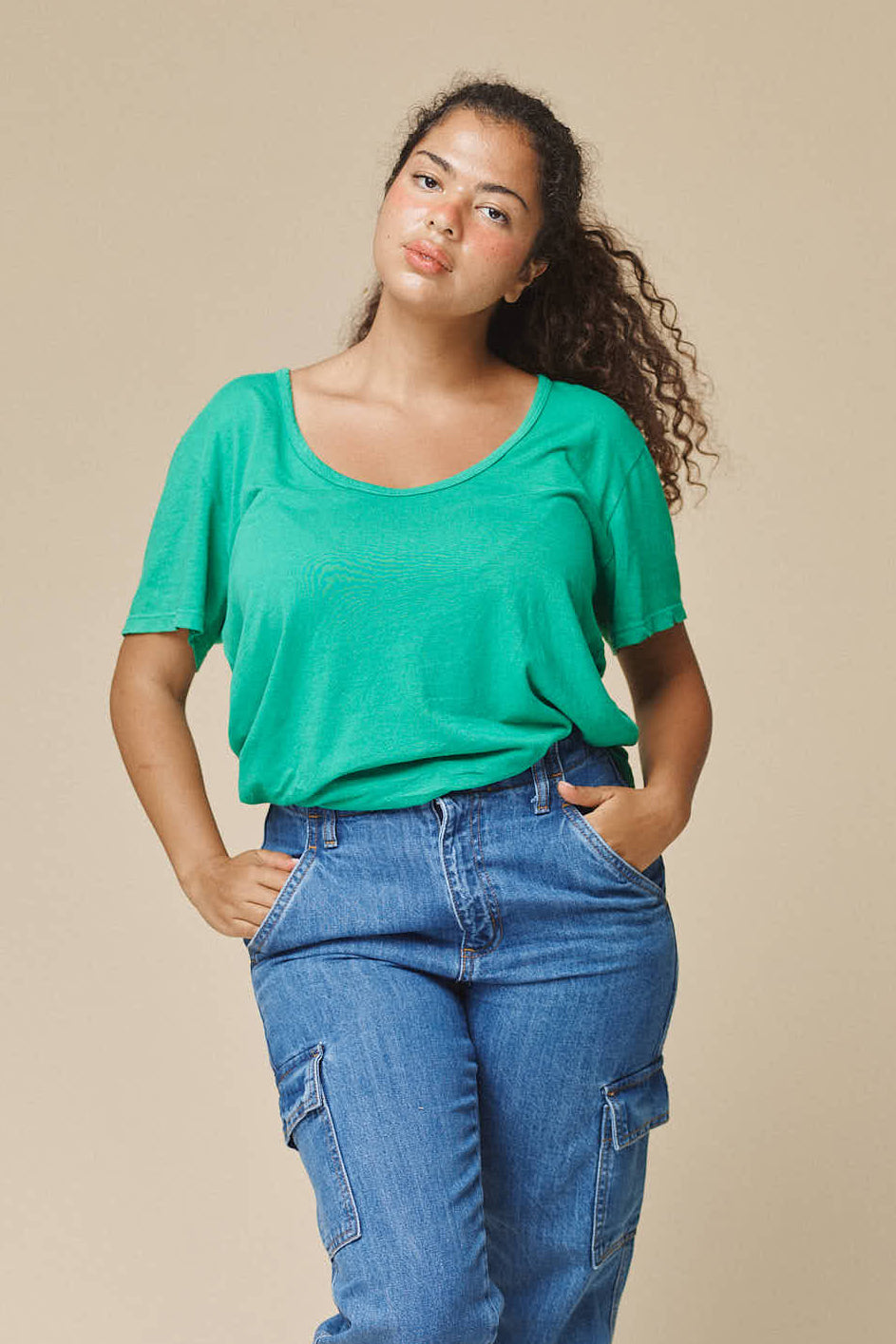 Zuma Scoop Neck Tee | Jungmaven Hemp Clothing & Accessories